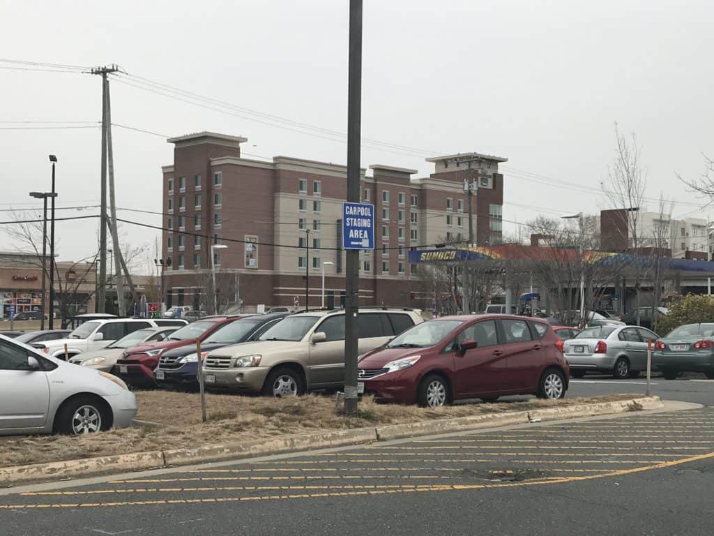 Slug pickup signs in Northern Virginia | Sluglines